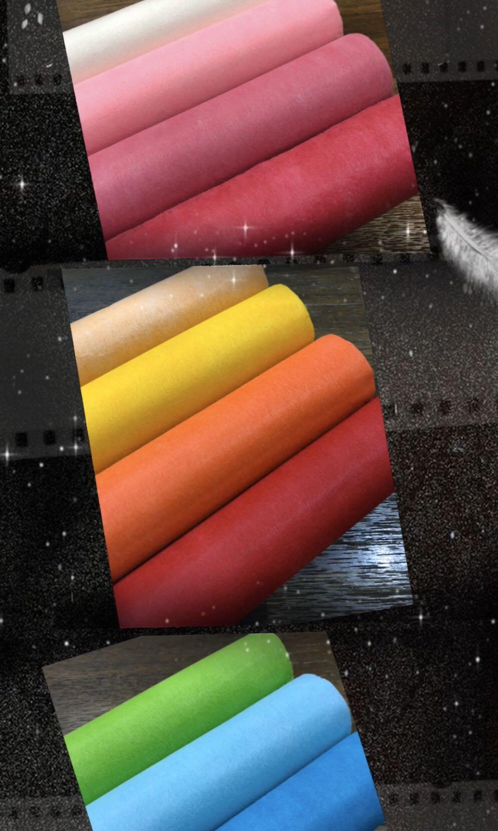 2 for $10 Non woven fabric for gift wrapping 50 cm x 500 cm ( 1 roll ...