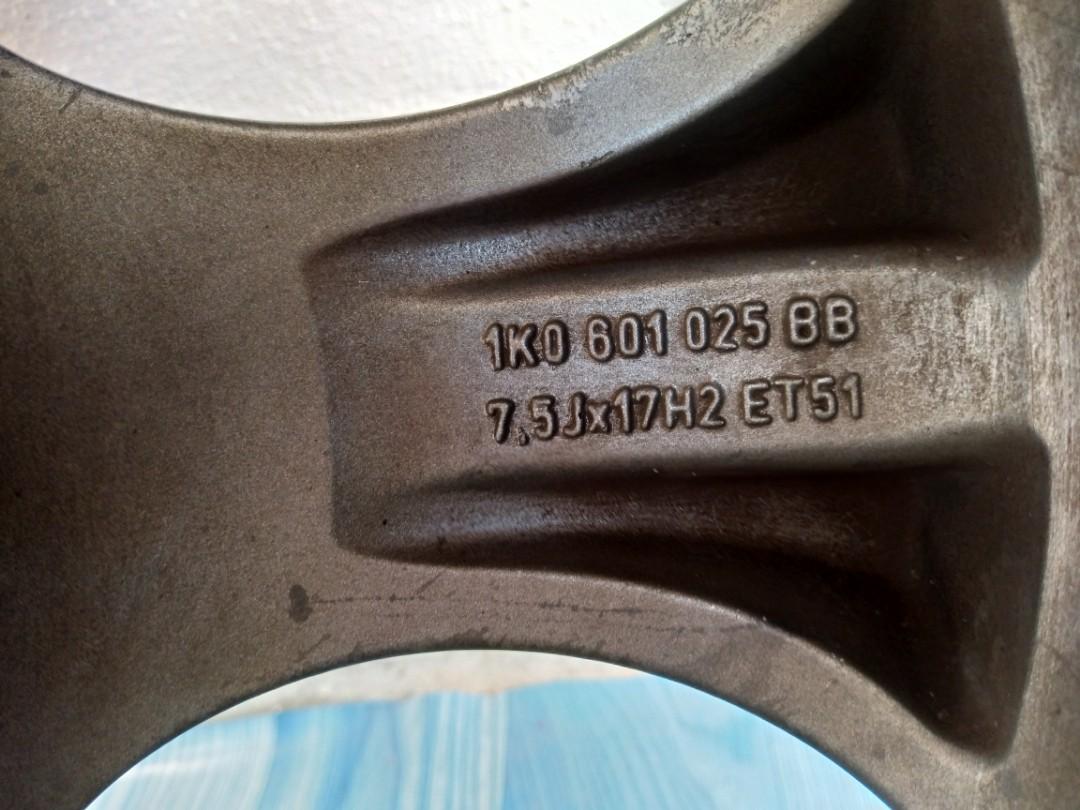 Original VW Golf Detroit Rims, Auto Accessories on Carousell