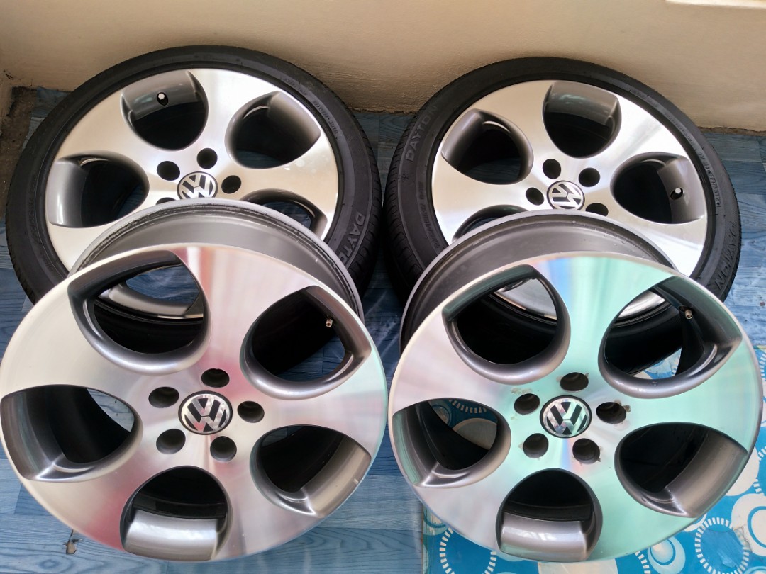 Original VW Golf Detroit Rims, Auto Accessories on Carousell