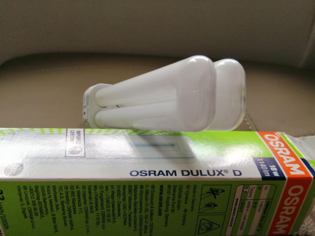 Osram Dulux D PLC 18W/ 865 Tube Cool Daylight, Services, Home Services, Electrical, Lighting ...