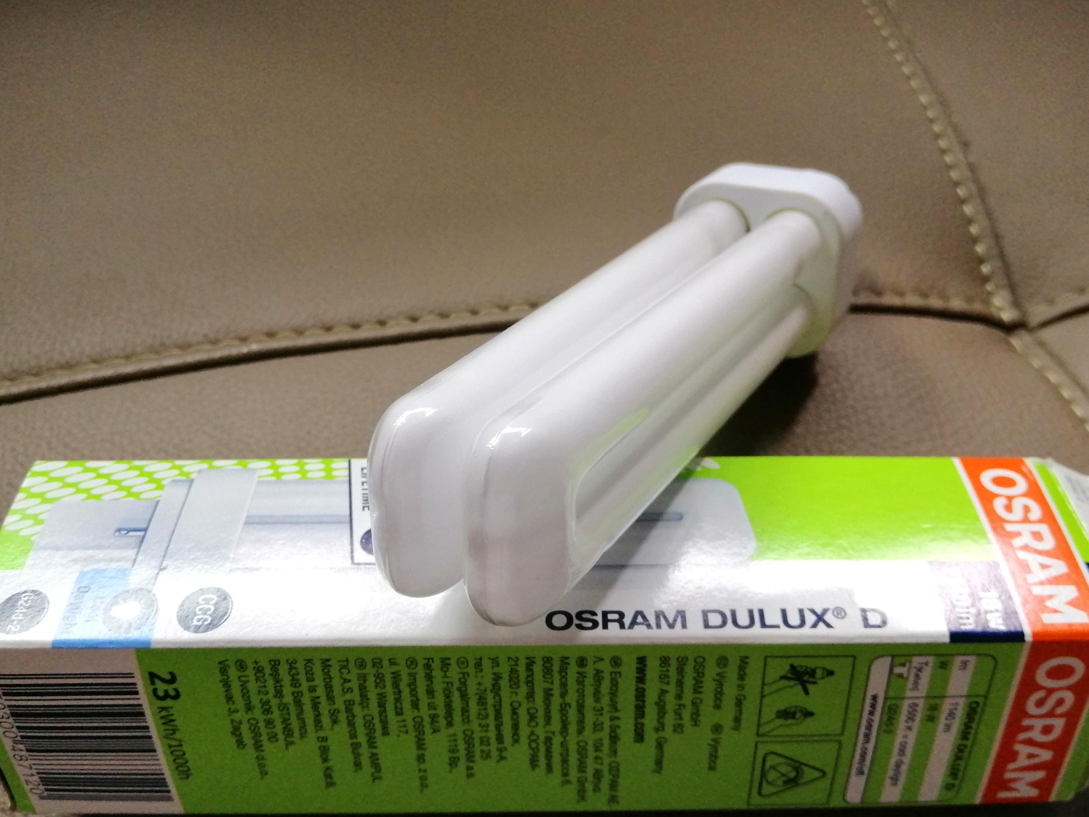 Osram Dulux D PLC 18W/ 865 Tube Cool Daylight, Services, Home Services, Electrical, Lighting ...