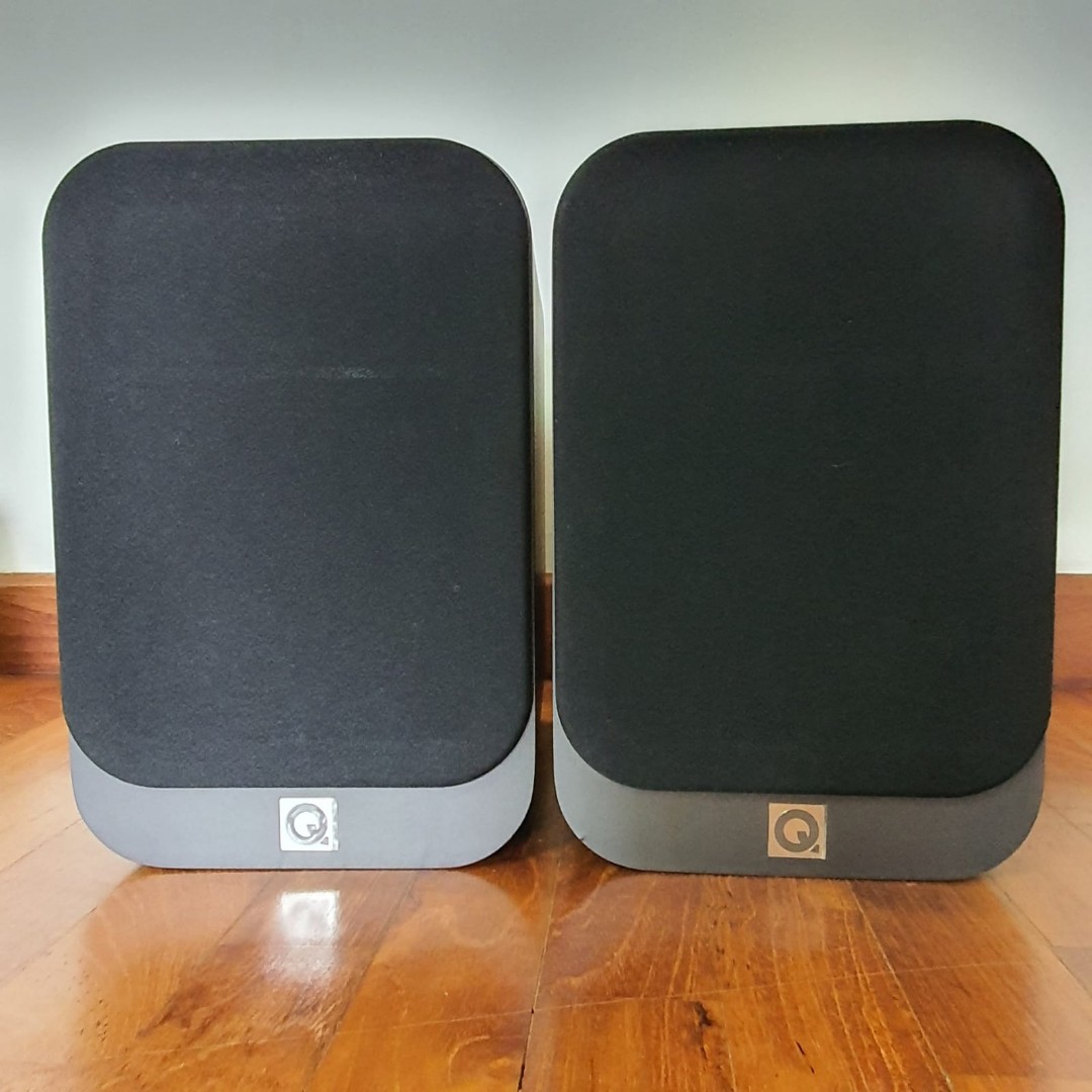 Q Acoustics 3010 Compact Bookshelf Speakers (Pair), Audio, Soundbars ...