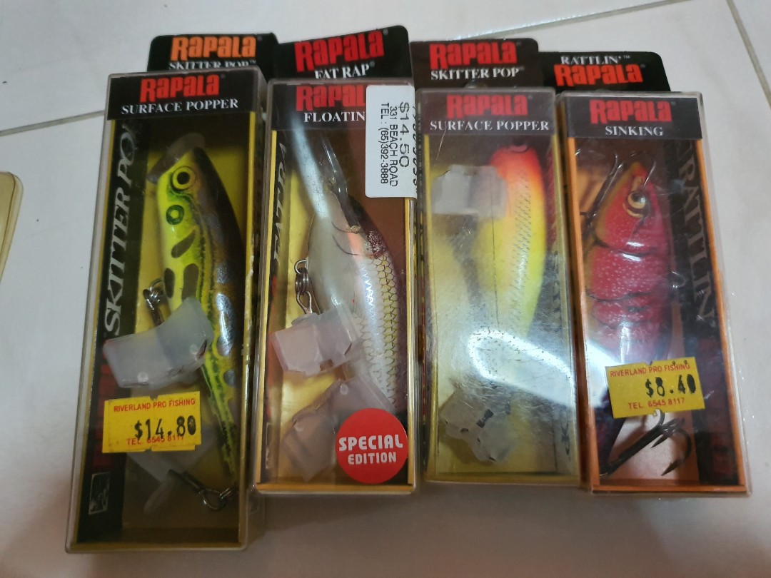Rapala various types., Sports Equipment, Fishing on Carousell