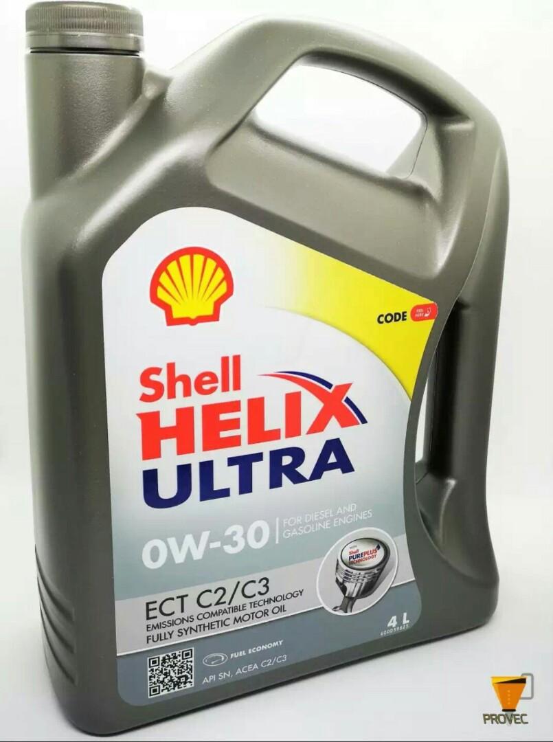 Shell Helix Ultra 0W-30, Car Accessories, Accessories on Carousell