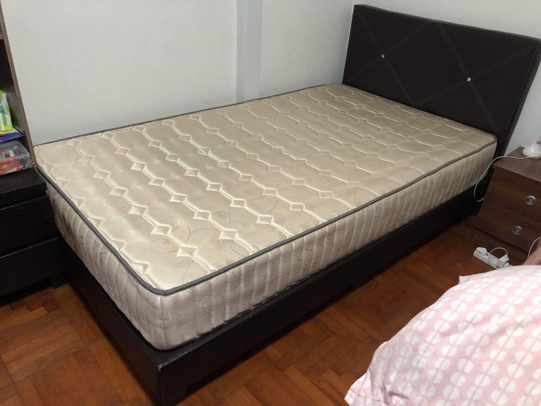 Super Single Bed, Furniture & Home Living, Furniture, Bed Frames ...