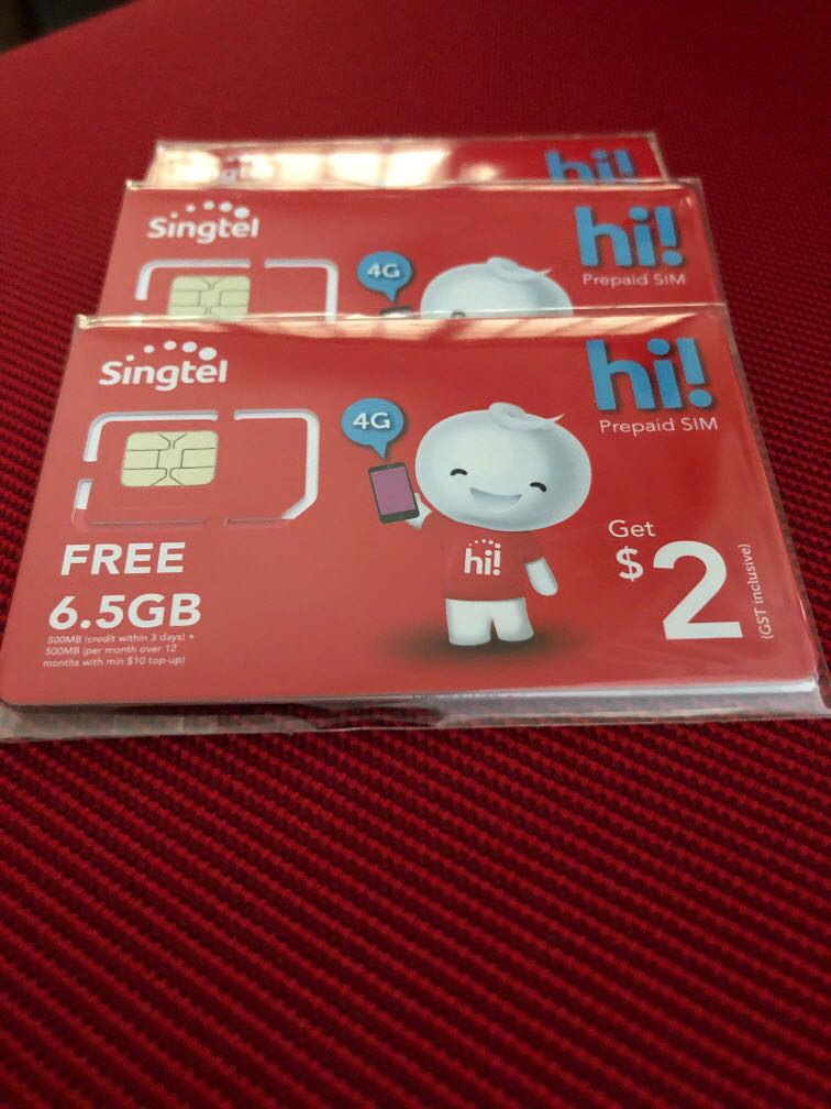 SingTel Sim Card, Mobile Phones & Gadgets, Mobile & Gadget Accessories ...