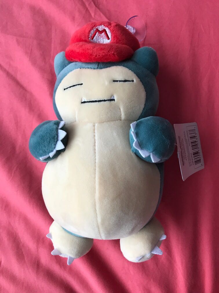 Snorlax Mario Hat Soft Toy, Hobbies & Toys, Toys & Games on Carousell