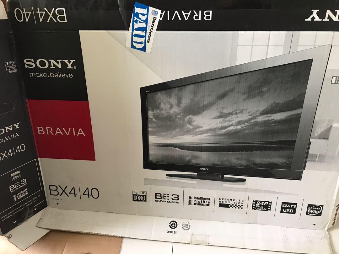 SONY BRAVIA BX4 40, TV & Home Appliances, TV & Entertainment, TV on ...