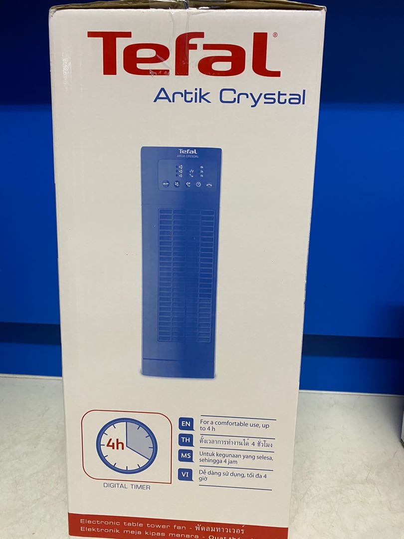 Tefal Arik Crystal Desk/Table Fan, Furniture & Home Living, Lighting ...