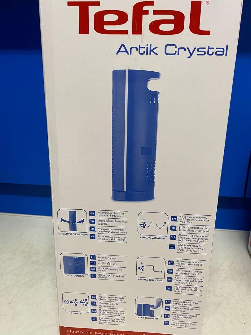 Tefal Arik Crystal Desk/Table Fan, Furniture & Home Living, Lighting ...
