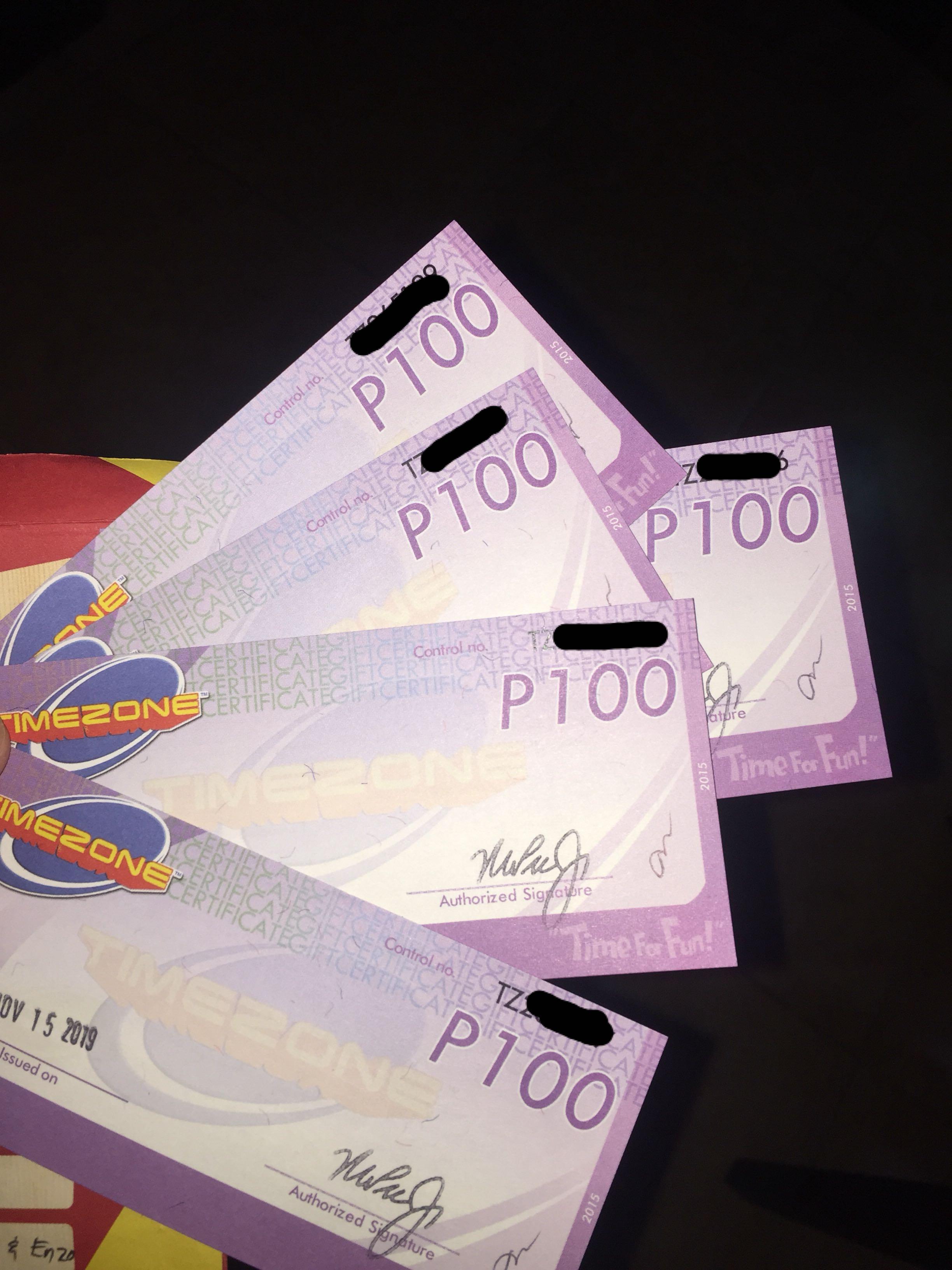 TIMEZONE VOUCHERS WORTH 500, Tickets & Vouchers, Vouchers on Carousell