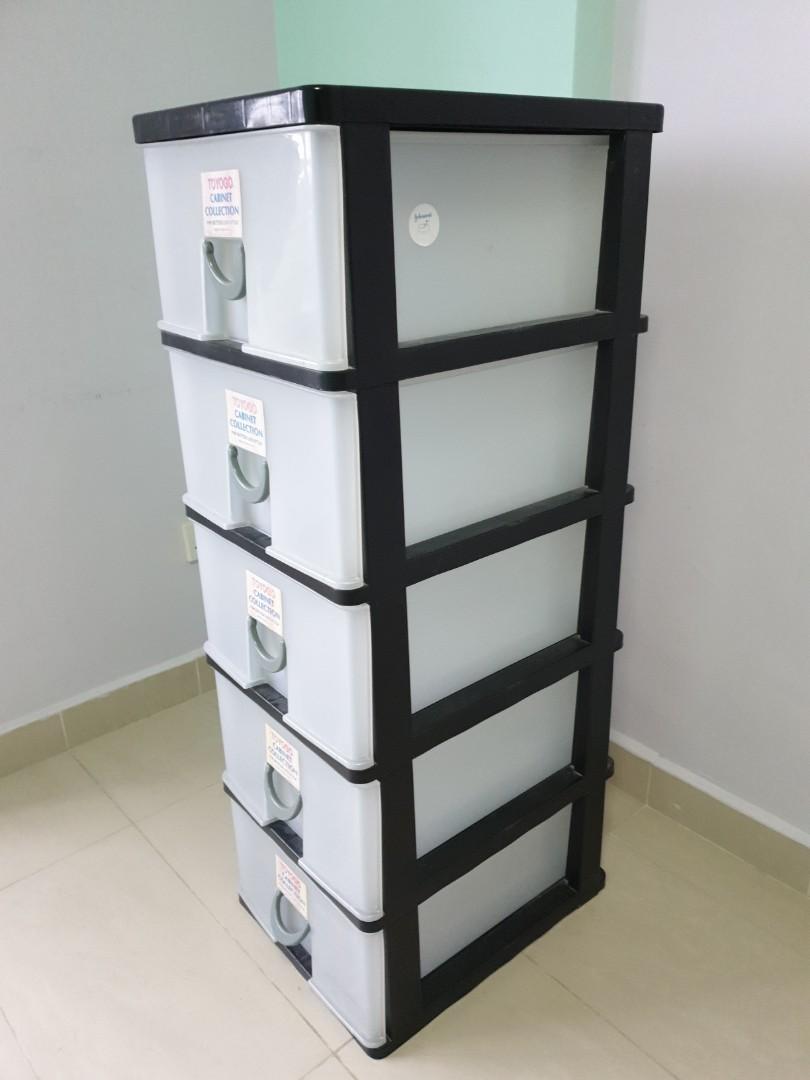Toyogo Plastic Drawers, Furniture & Home Living, Home Improvement ...
