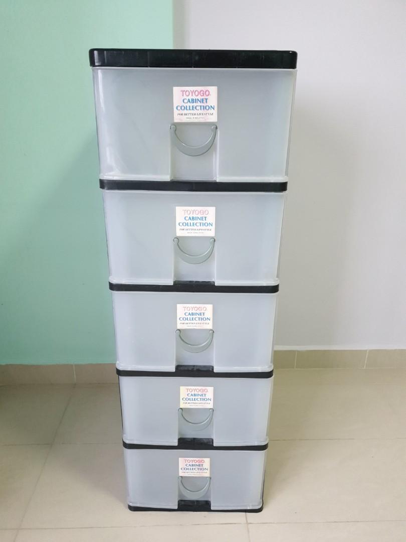 Toyogo Plastic Drawers, Furniture & Home Living, Home Improvement ...