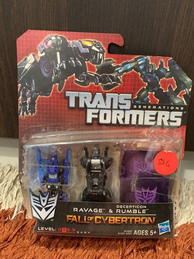 Transformer Generations Fall of the Cybertron: Ravage & Rumble, Hobbies & Toys, Toys & Games on ...