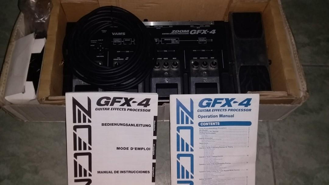 ZOOM GFX-4, Hobbies & Toys, Music & Media, CDs & DVDs on Carousell