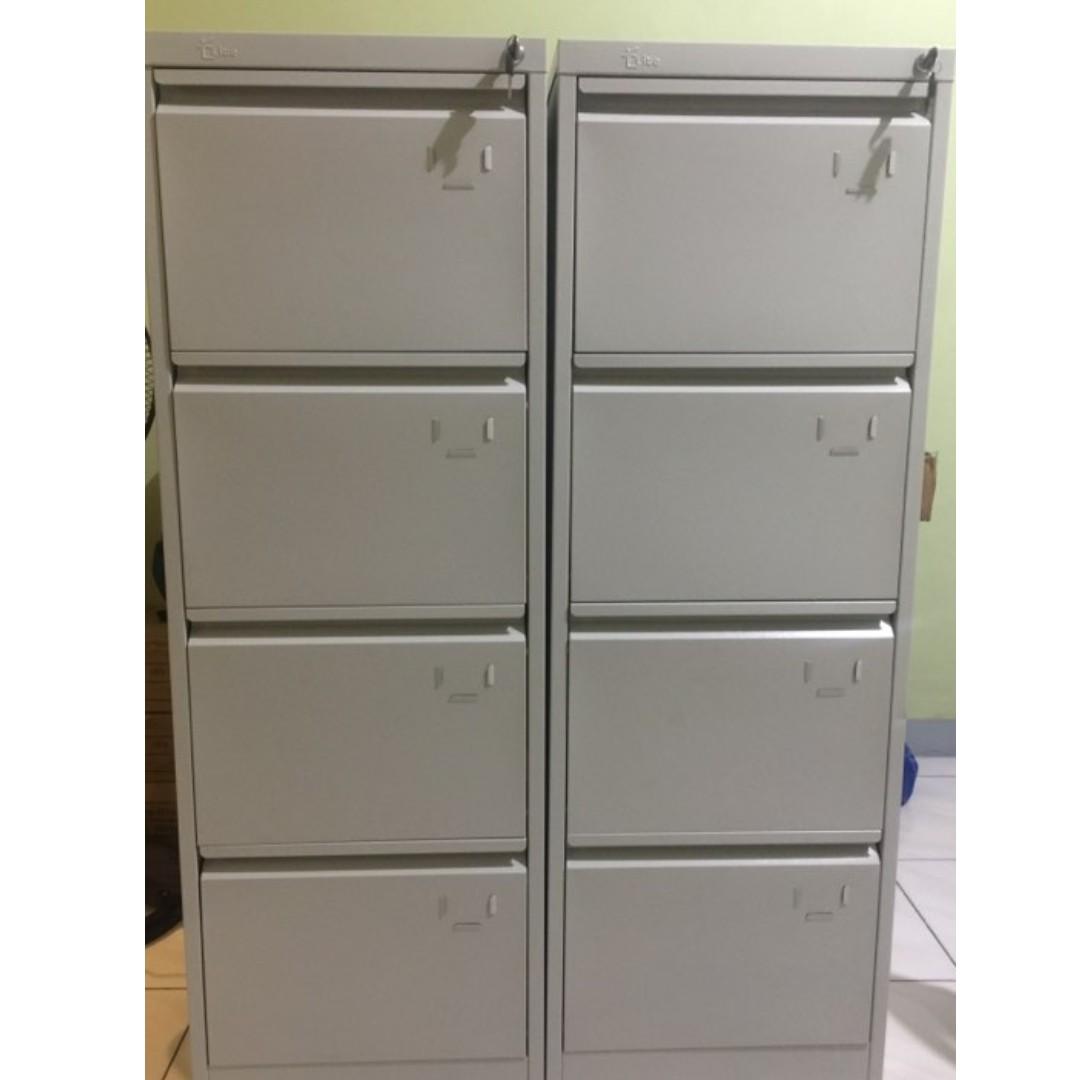 4 layer Vertical Filing Cabinet / Office Partition, Furniture & Home ...