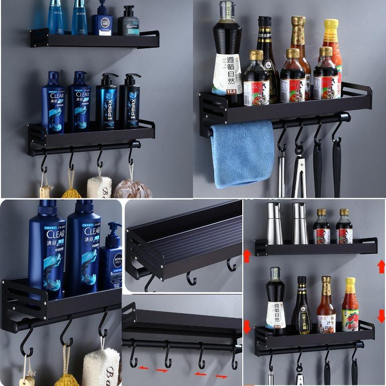 Black Kitchen Rack / Black Dish Rack / Black Wall Mount Dish Rack ...