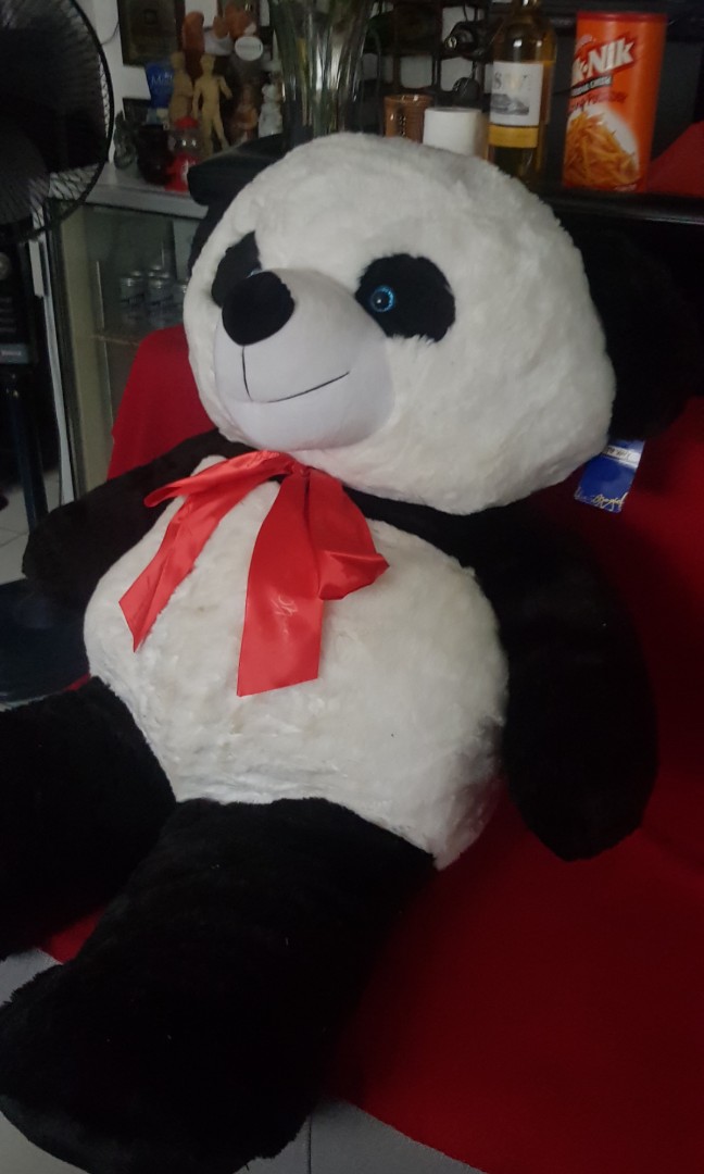 Blue magic Big panda stuffed toy, Hobbies & Toys, Toys & Games on Carousell