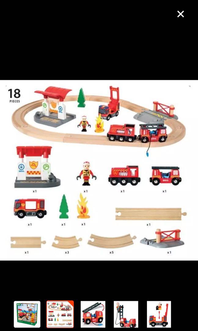 Brio - firefighter set, Hobbies & Toys, Toys & Games on Carousell