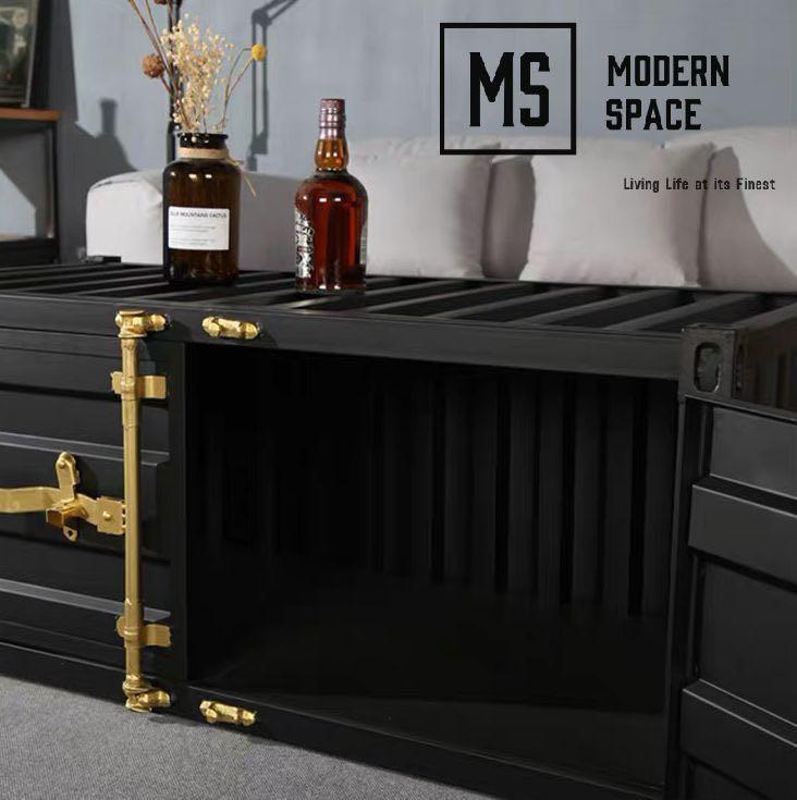 BROOKE Industrial Container Coffee Table / CST63, Furniture & Home ...