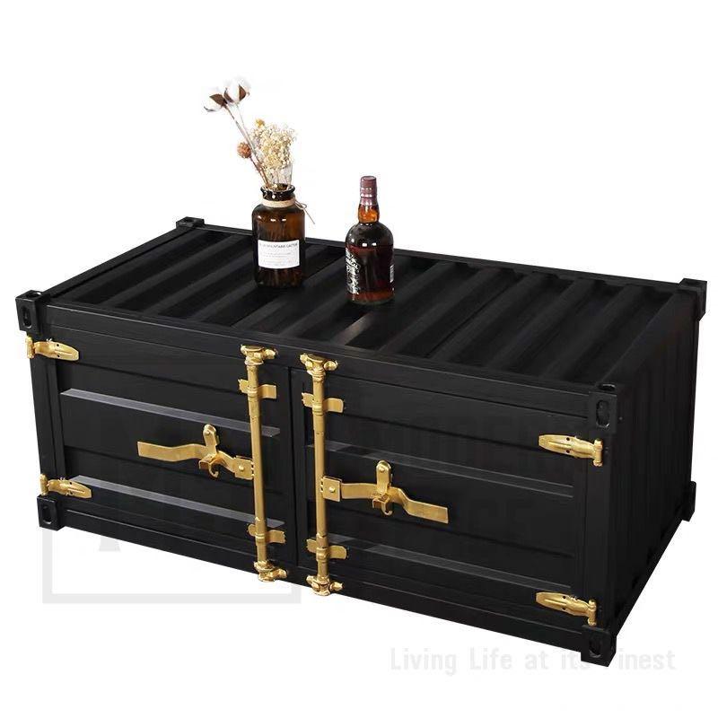 BROOKE Industrial Container Coffee Table / CST63, Furniture & Home ...