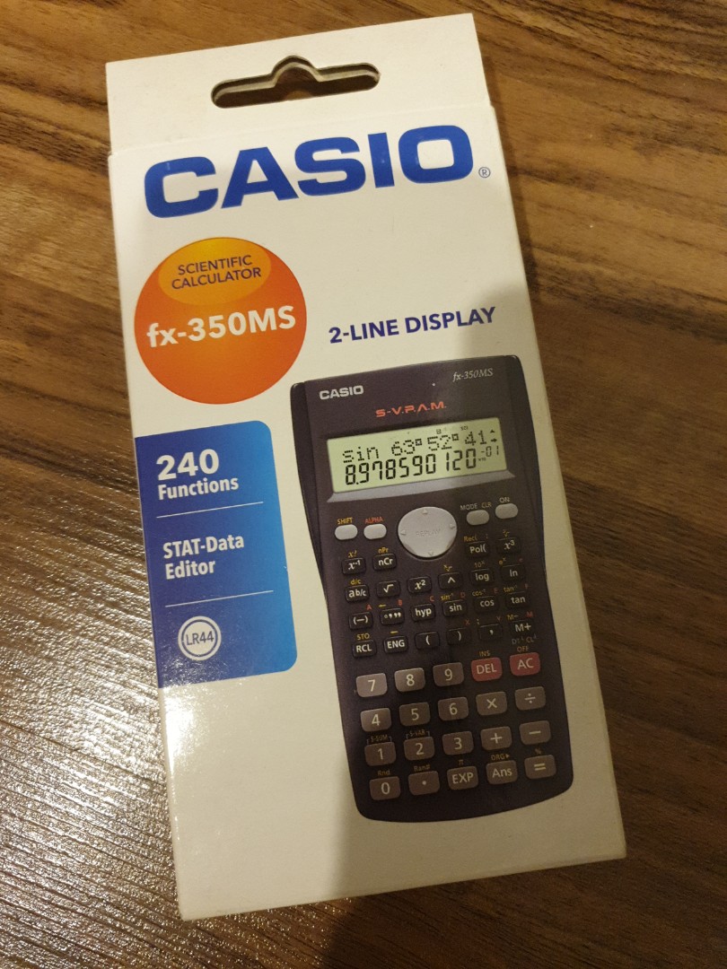 Casio fx-350MS Scientific Calculator, Hobbies & Toys, Stationery ...