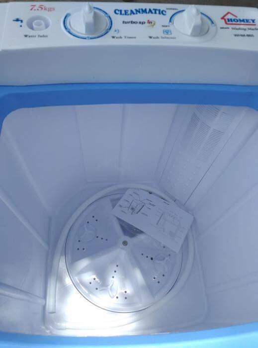 Cleanmatic Washing Machine 7.5kg, TV & Home Appliances, Washing ...