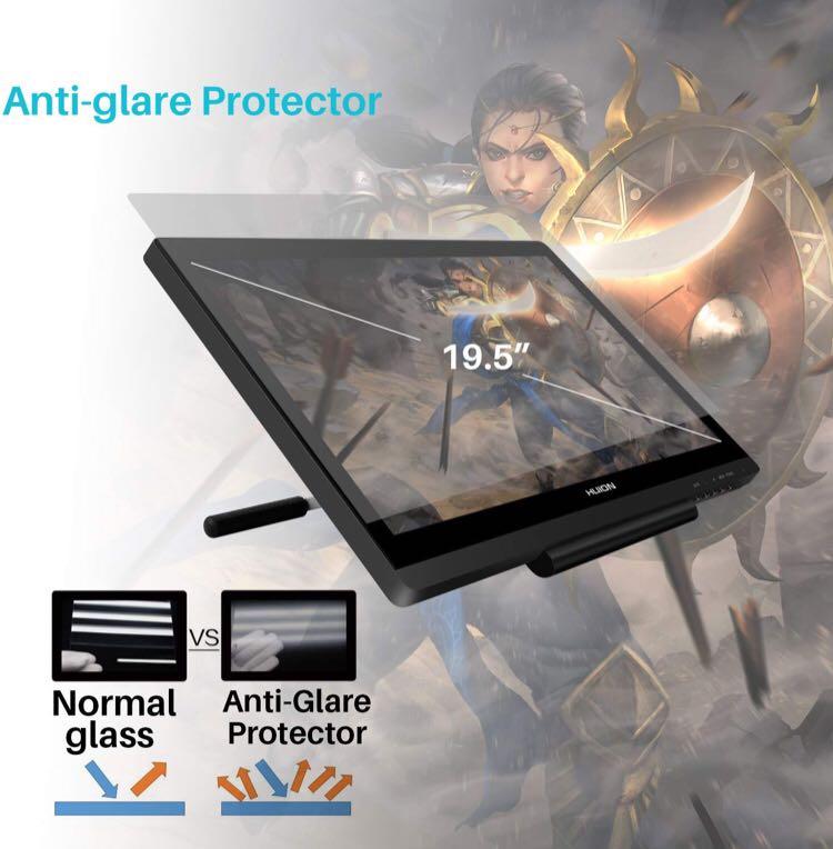 Huion GT-191 KAMVAS Drawing Tablet with HD Screen Graphic Drawing Monitor Pen Display 8192 ...