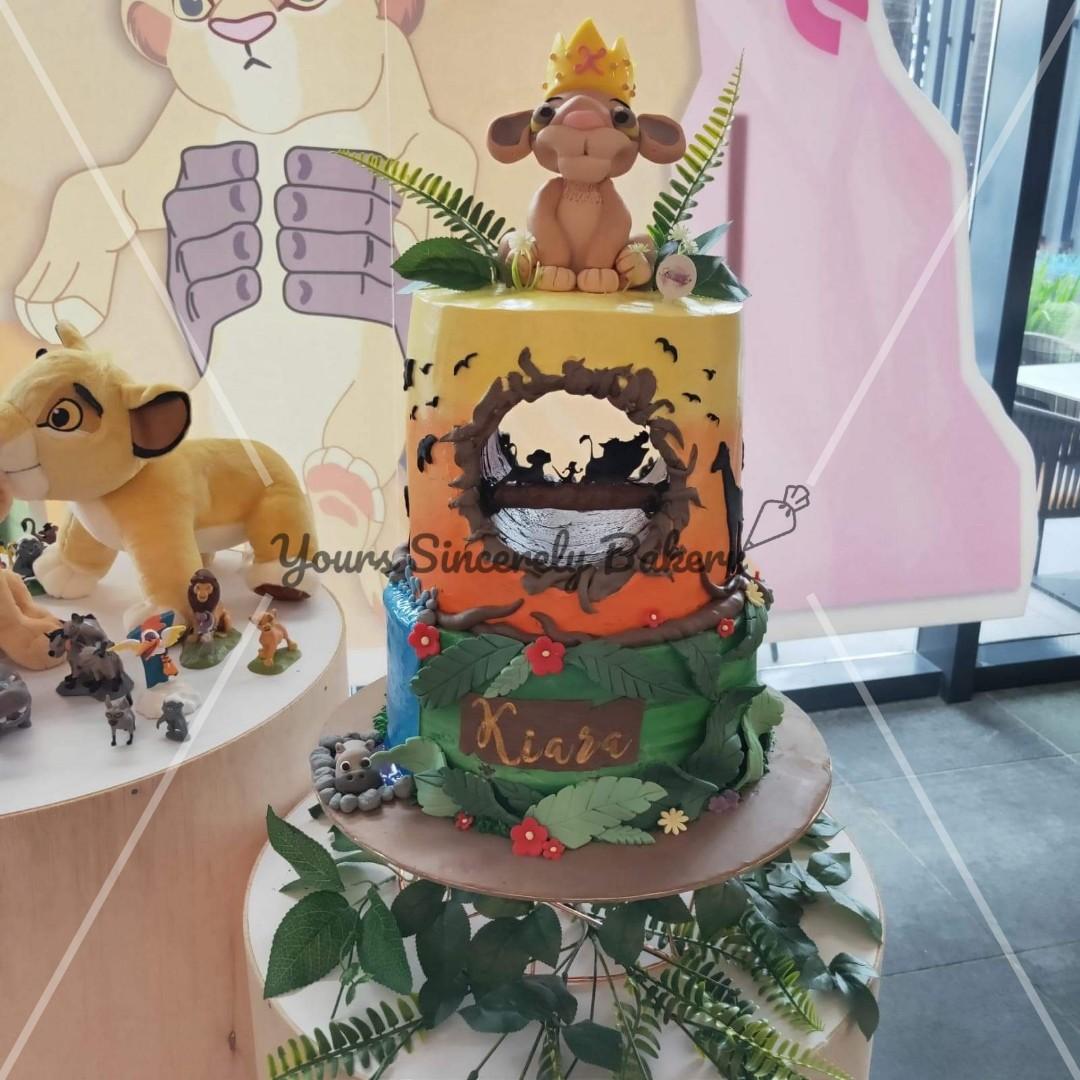 Lion King Cake, Food & Drinks, Homemade Bakes on Carousell
