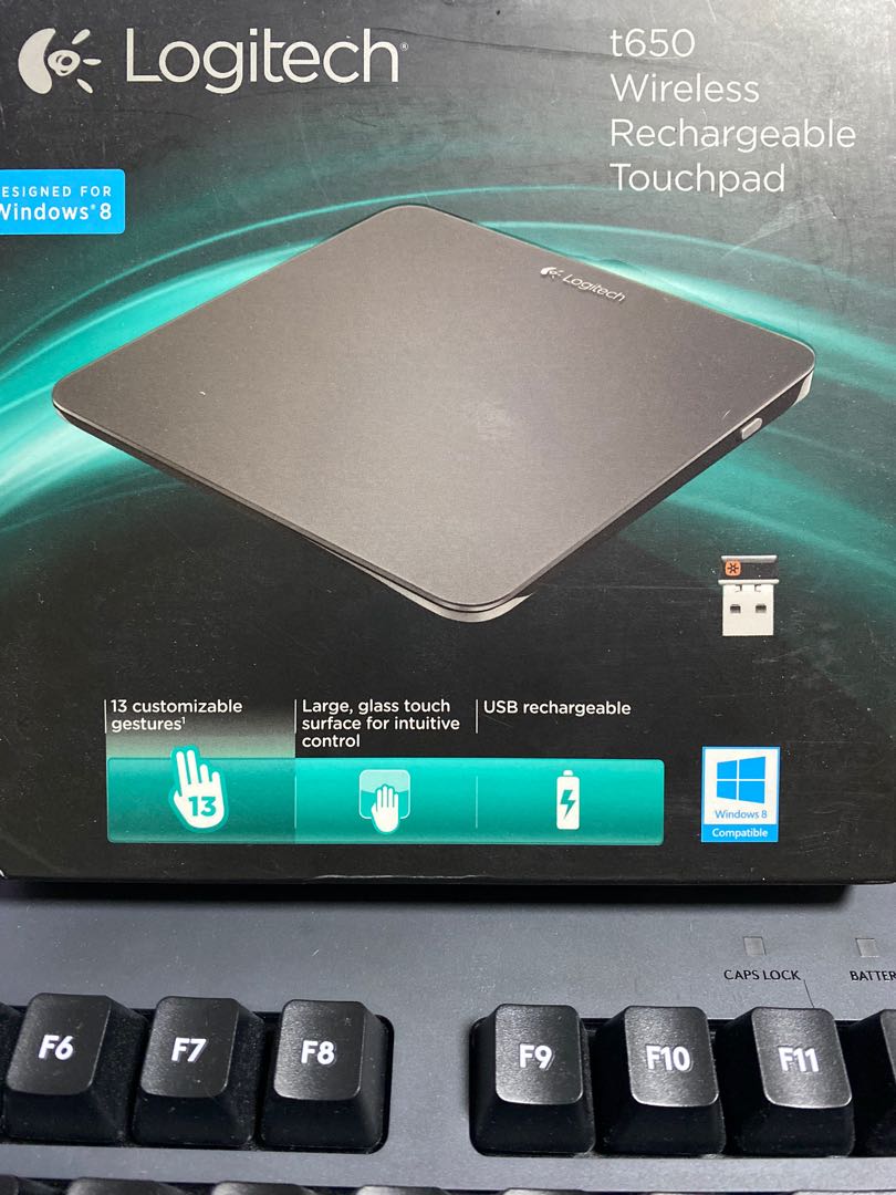 Logitech T650 wireless Touchpad, Computers & Tech, Parts & Accessories ...
