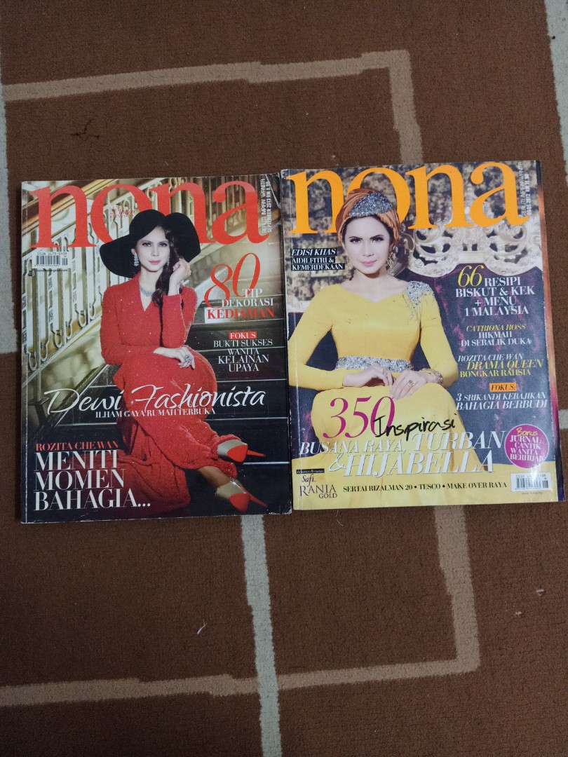 Majalah nona cover by rozita che wan, Hobbies & Toys, Books & Magazines ...