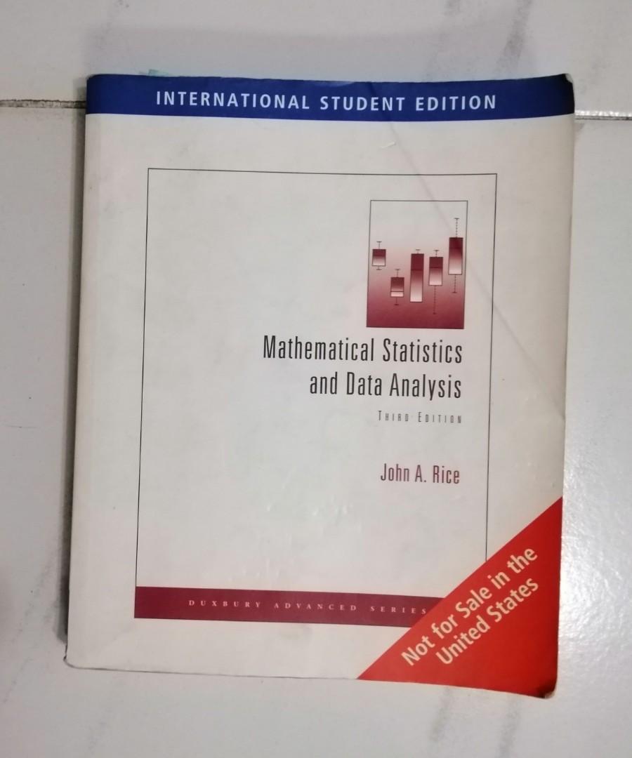 Mathematical Statistics and Data Analysis, Hobbies & Toys, Books ...