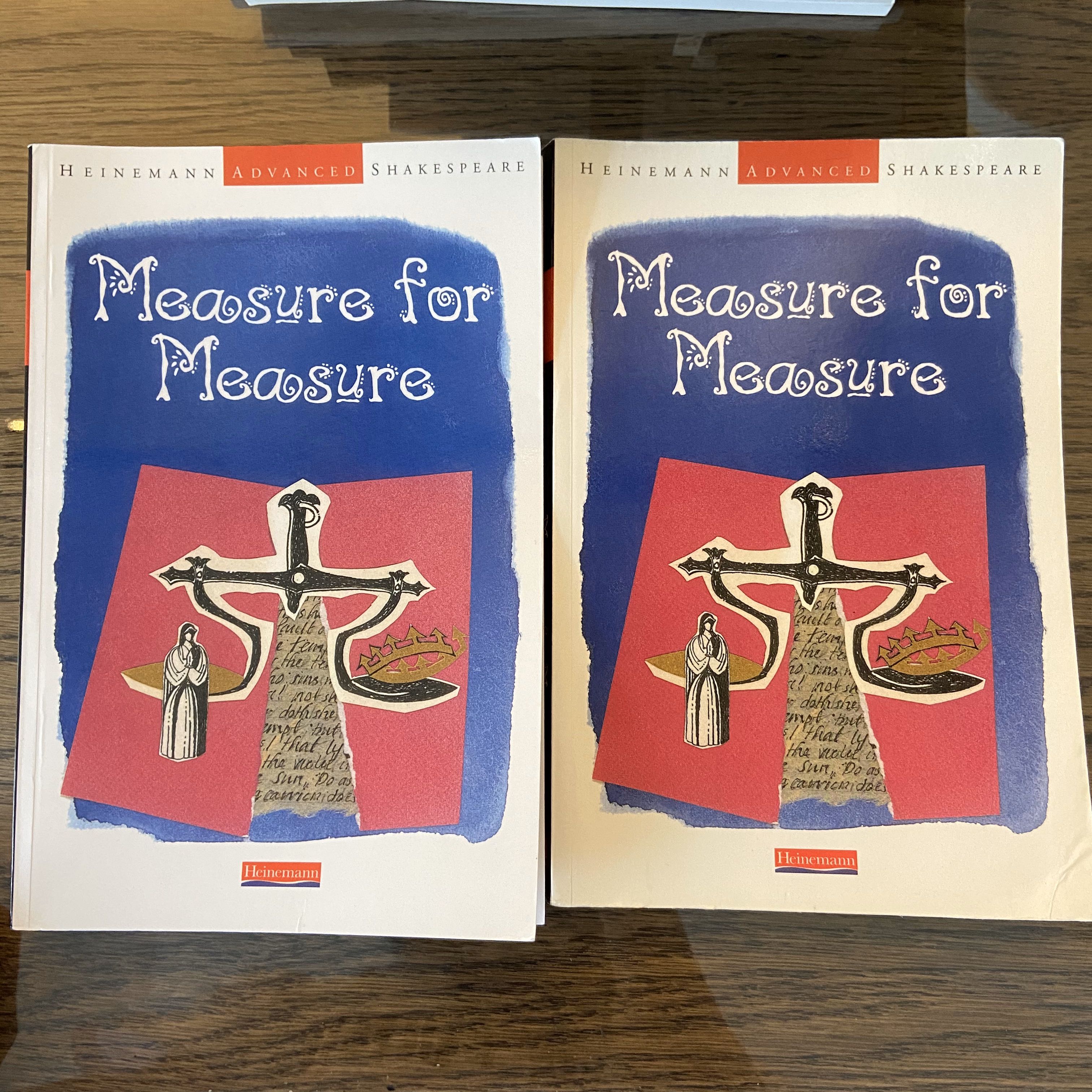 Measure for Measure Literature Drama Play, Hobbies & Toys, Books ...