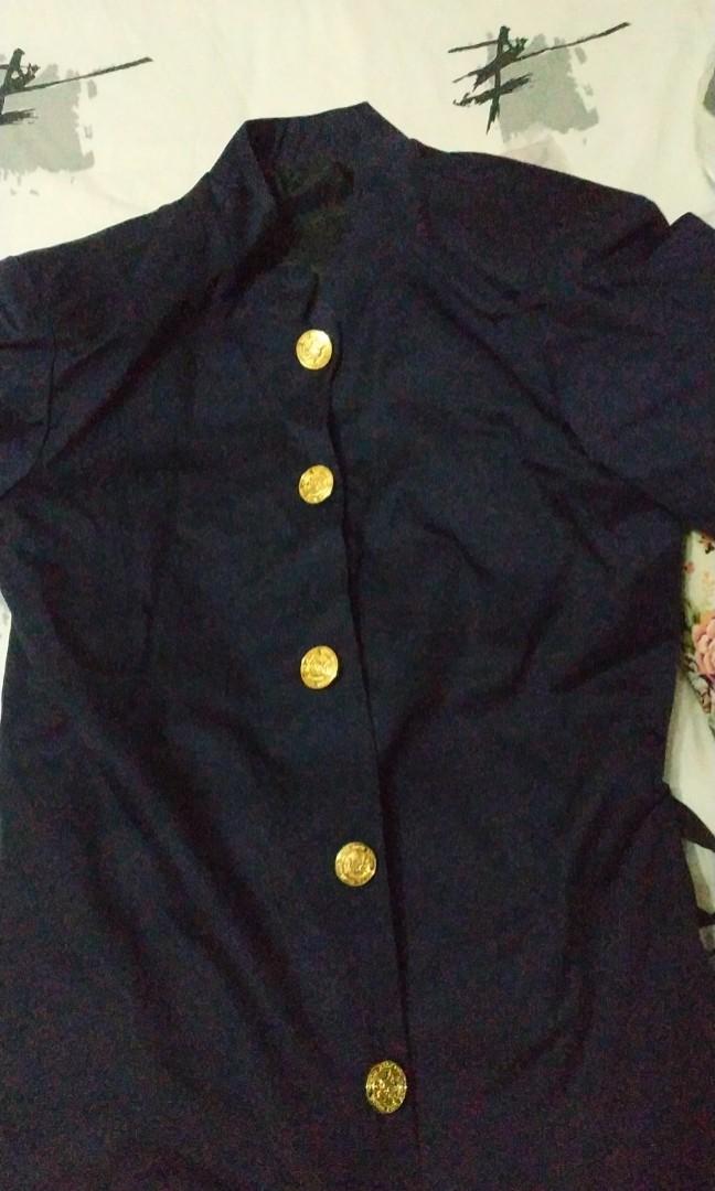 Navy Blue blazer Gakuran cosplay, Hobbies & Toys, Memorabilia ...