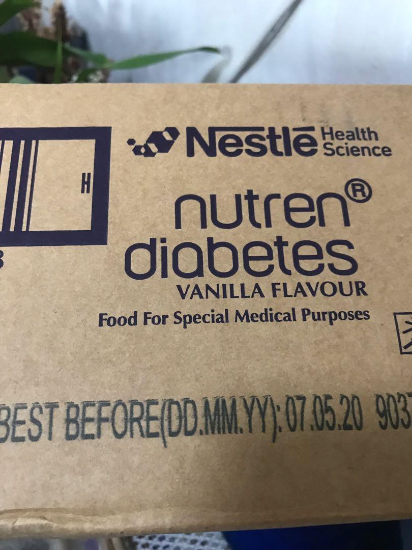 Nestle nutren diabetes carton (26 x 237ml), Health & Nutrition, Health ...