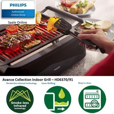 Philips HD6370/91 Advance Indoor Grill, TV & Home Appliances, Kitchen ...