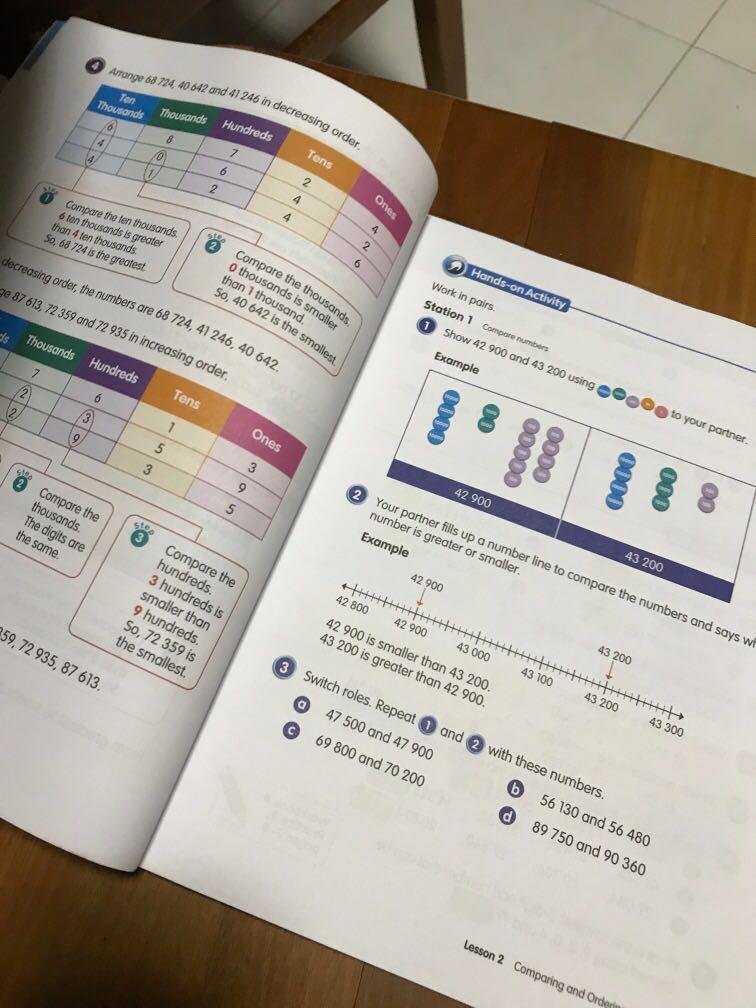 Primary 4A Mathematics Textbook, Hobbies & Toys, Books & Magazines ...
