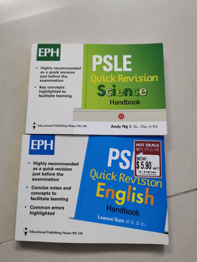 PSLE Reference Booklet, Books & Stationery, Textbooks, Primary on Carousell