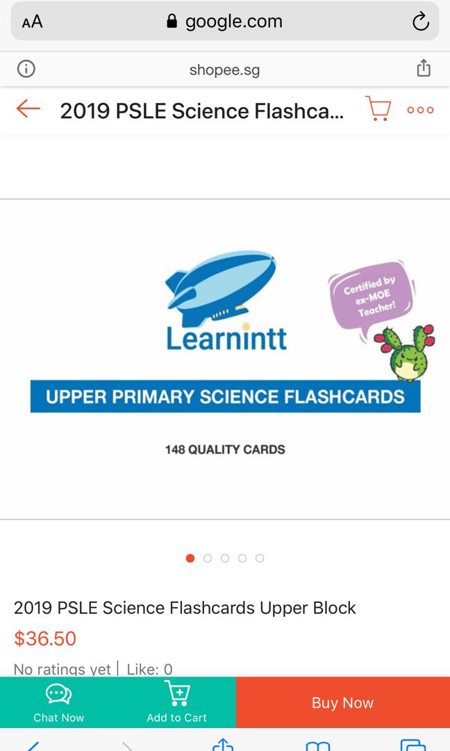 PSLE science Learnintt flash cards upper and lower block, Hobbies ...