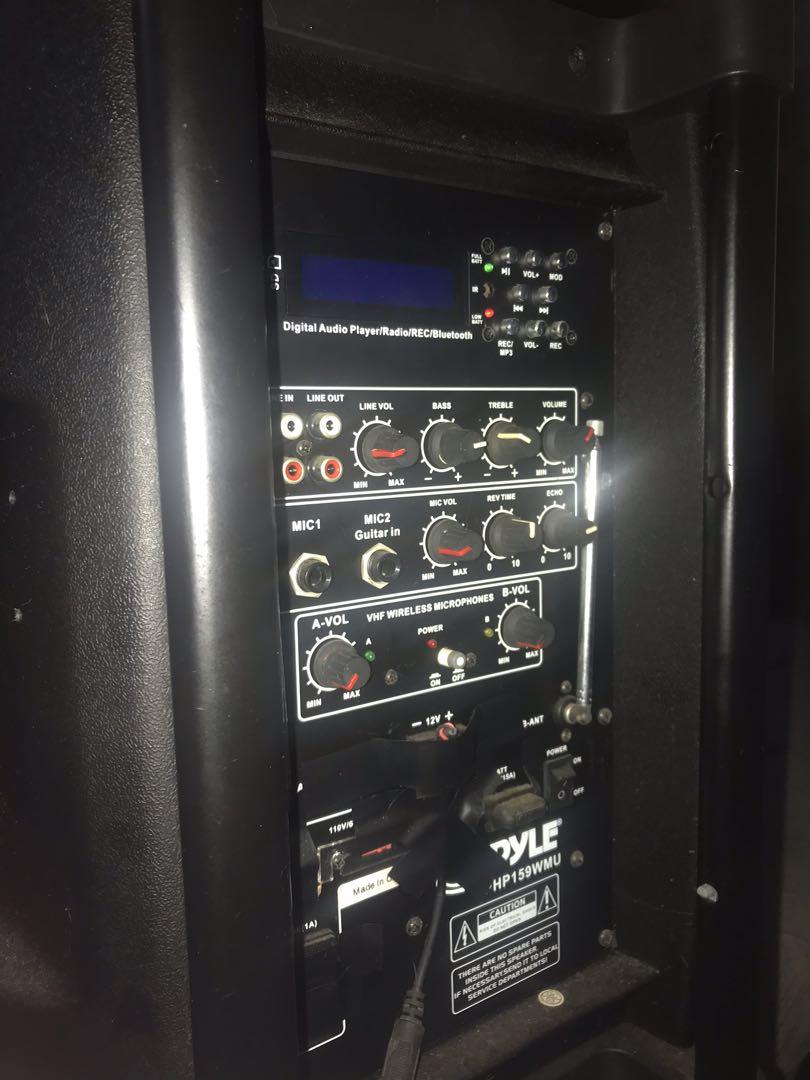 Pyle portable PA System, TV & Home Appliances, TV & Entertainment, TV ...