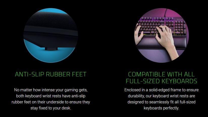 Razer Ergonomic Keyboard Wrist Rest, Computers & Tech, Parts ...