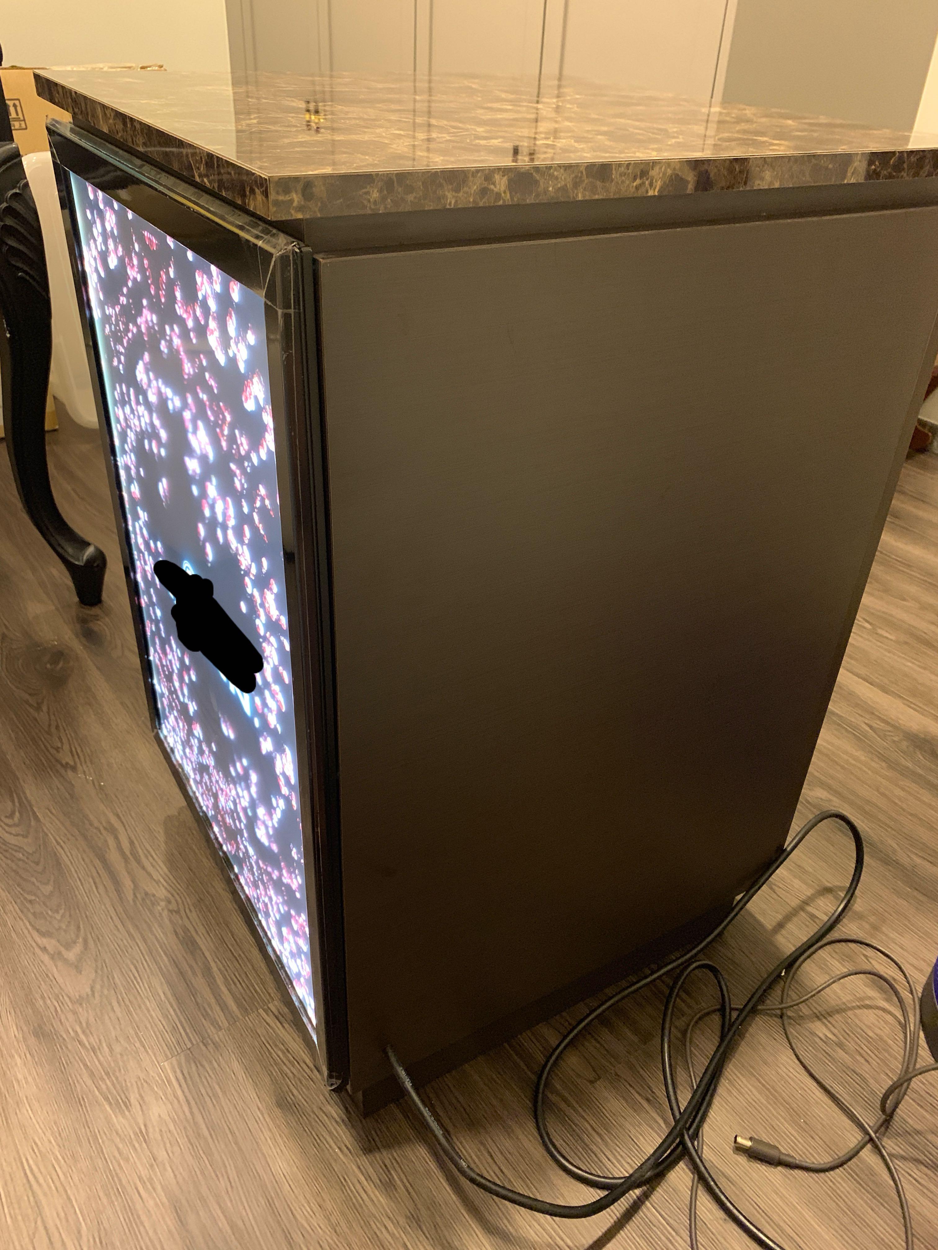 Retail Light Box Cabinet cum Table (Almost brand new), Furniture & Home ...