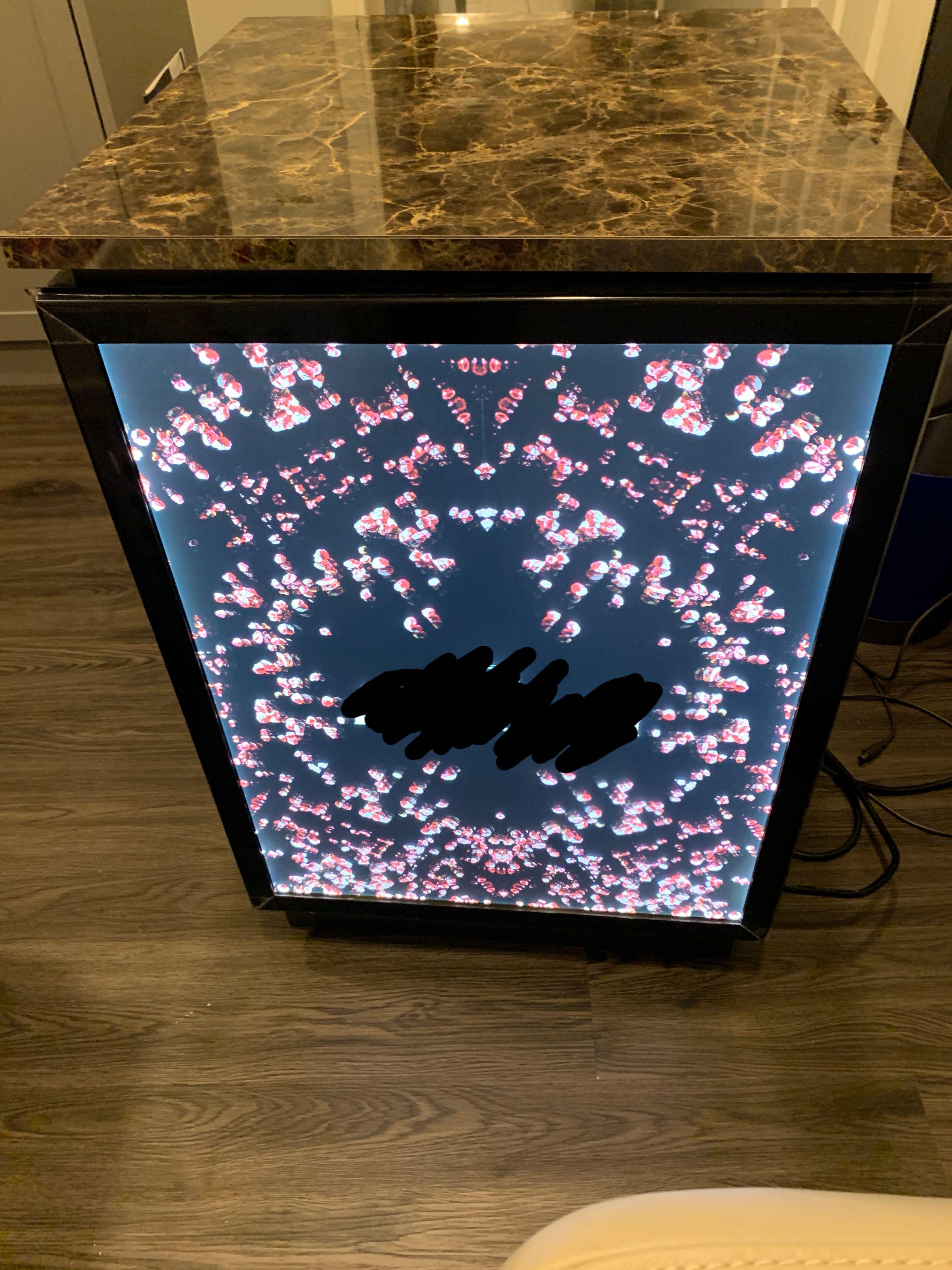 Retail Light Box Cabinet cum Table (Almost brand new), Furniture & Home ...