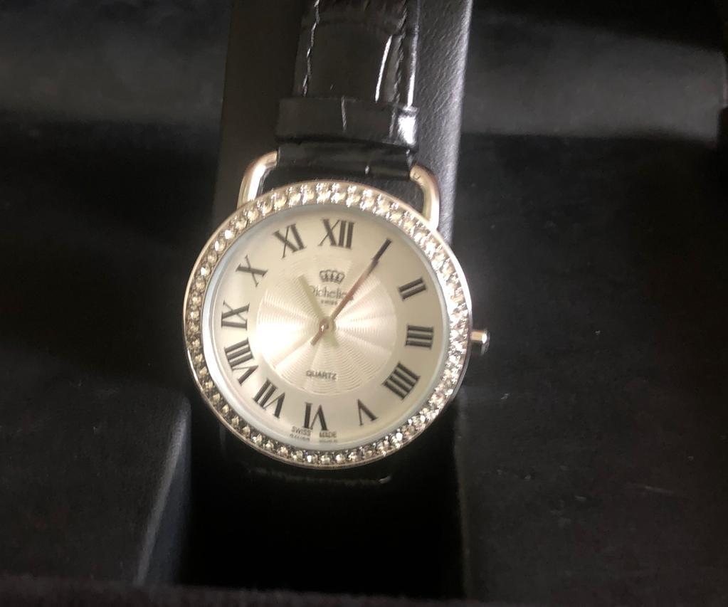 Richelieu Leather Strap Watch, Women's Fashion, Watches & Accessories ...