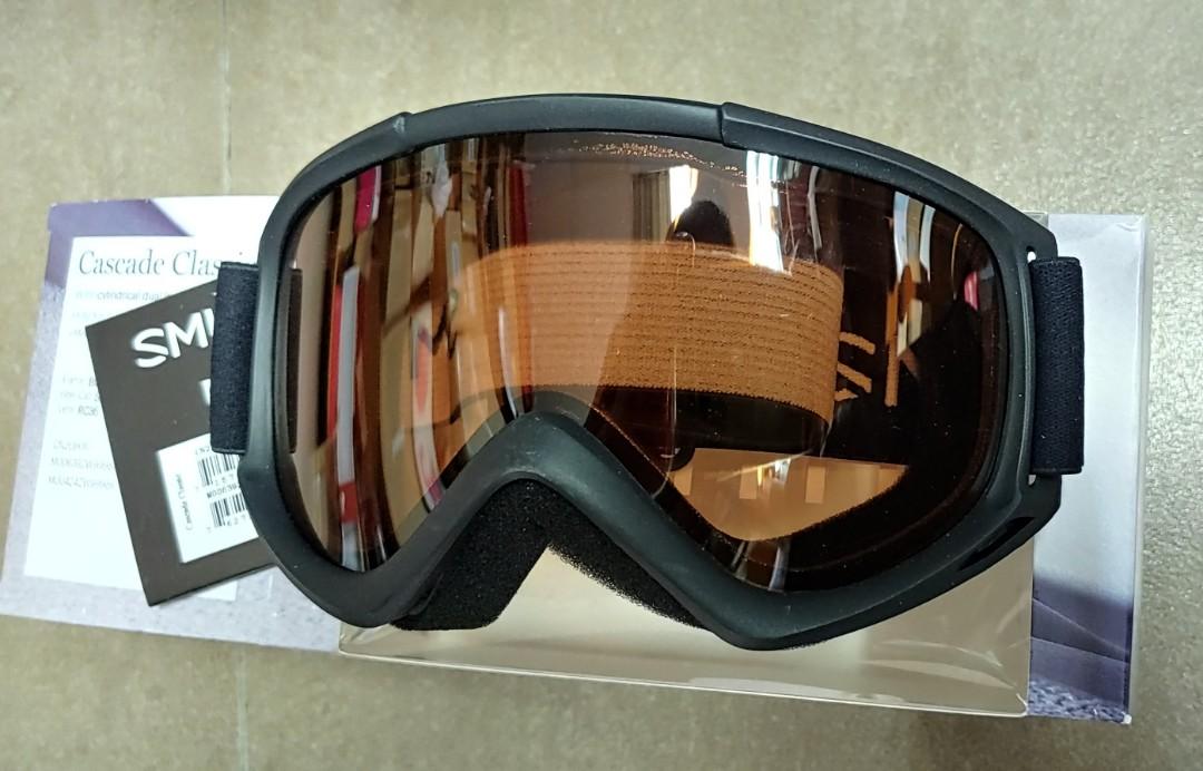 Smith Optics Unisex Cascade Classic Black 黑色 RC36 Lens snow ski Goggle ...