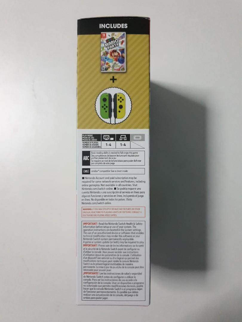 Super Mario Party Bundle Nintendo Switch, Video Gaming, Video Games ...