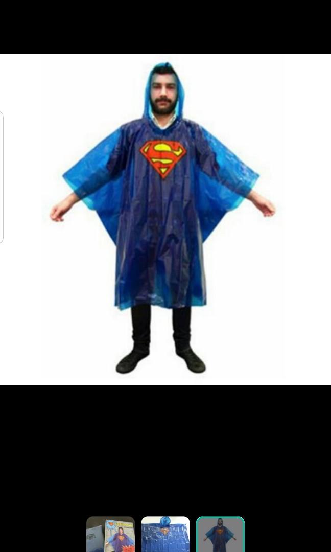Superman Poncho, Everything Else on Carousell