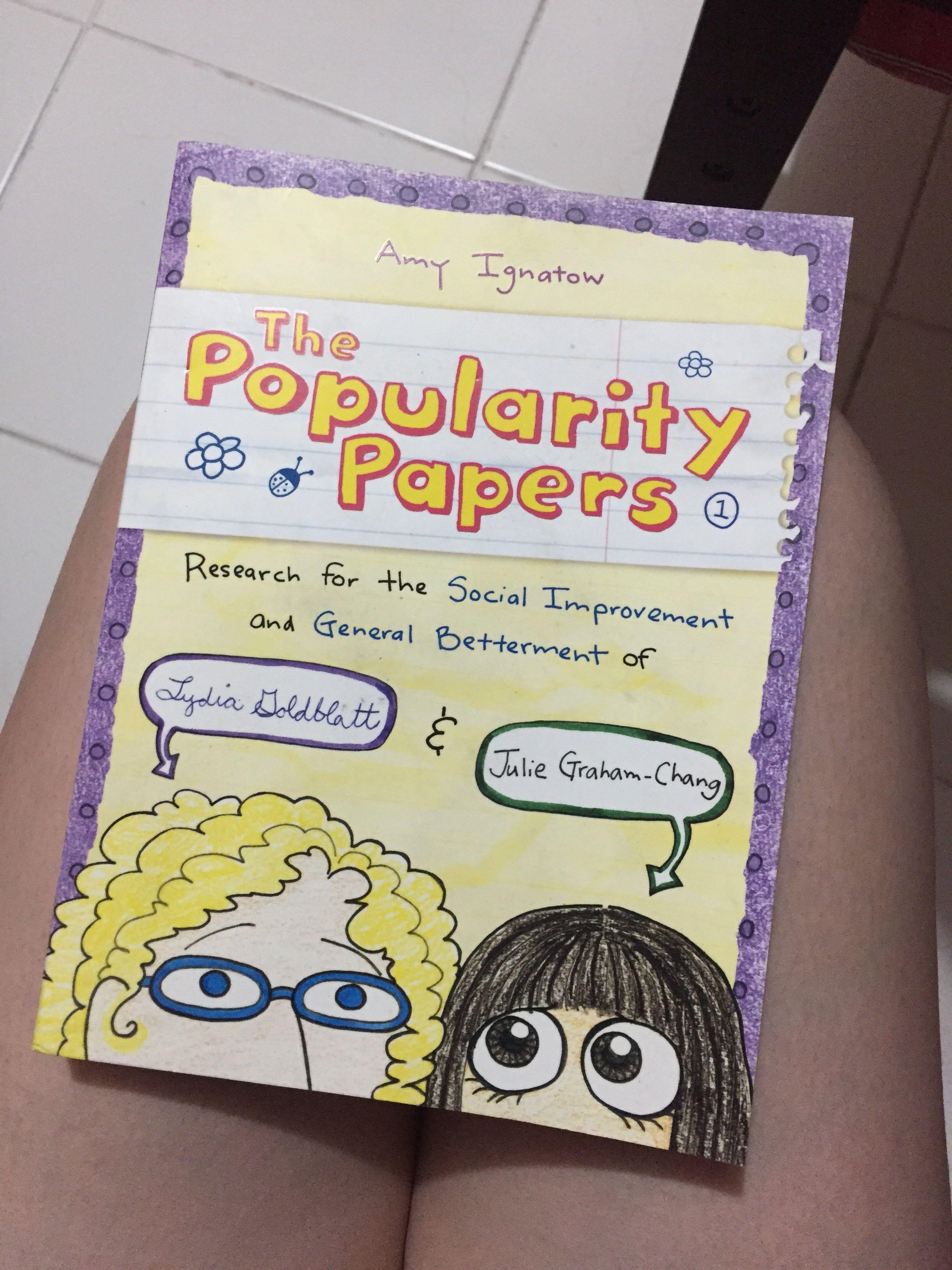The Popularity Papers Book, Hobbies & Toys, Books & Magazines ...