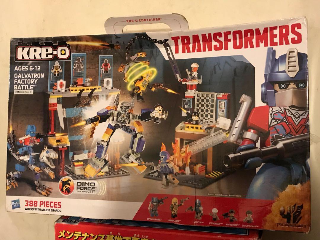 變形金剛 變型金剛 Transformers Lego kre-0 KRE-O galvatron factory battle ...