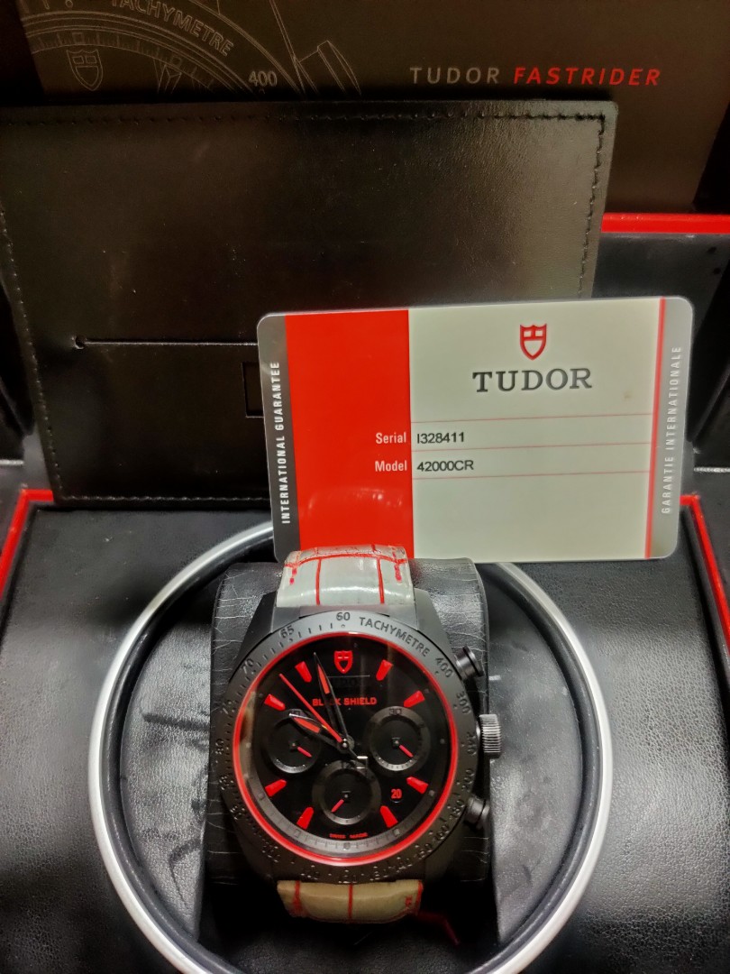 Tudor Black Shield, Luxury, Watches on Carousell